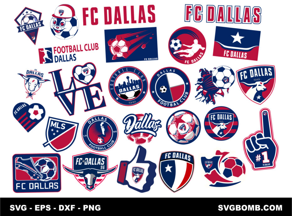 Football FC Dallas SVG MLS Graphic Design Instant Download | svgbomb.com
