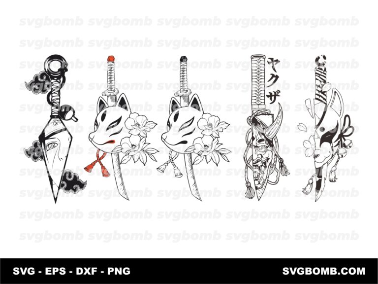 Demon Slayer Cricut SVG Bundle, Demon Slayer Characters SVG, Anime SVG ...