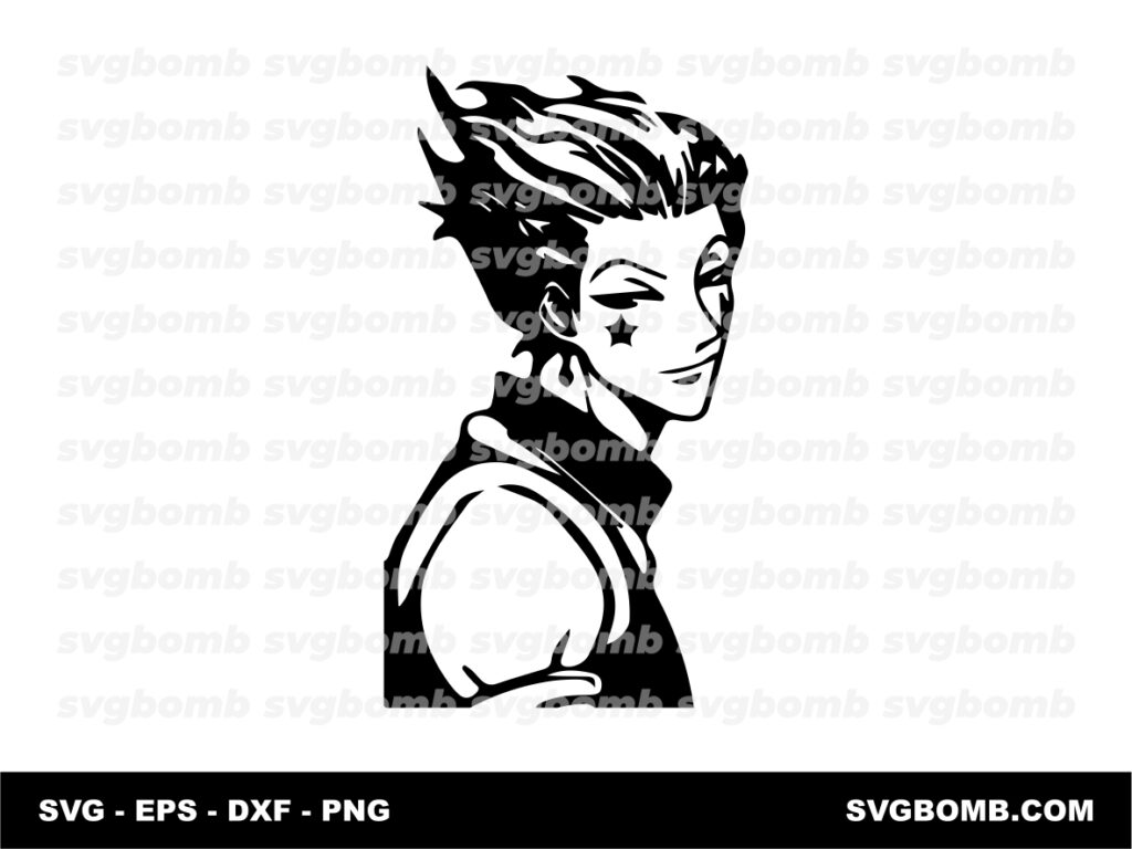 Anime Cut Files Hisoka Morow Hunter x Hunter SVG