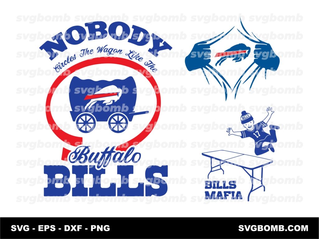 Buffalo Bills Superman Rip SVG | svgbomb.com