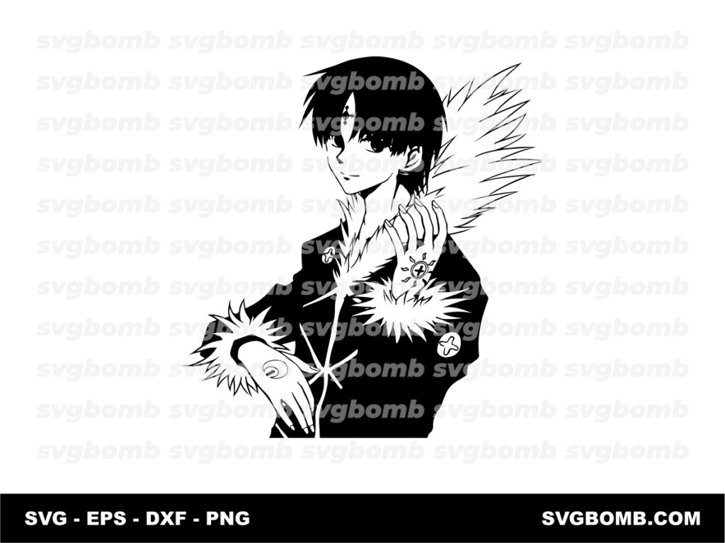 Anime Cut Files Hisoka Morow Hunter x Hunter SVG