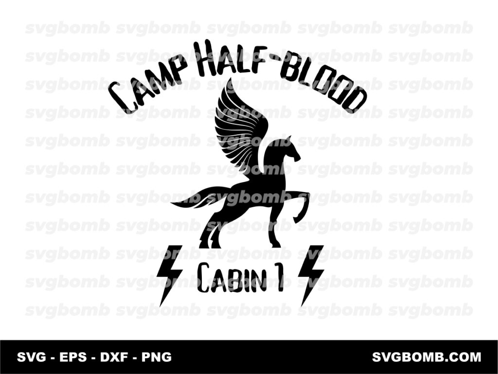 Percy Jackson SVG, Camp Half Blood Cut Files