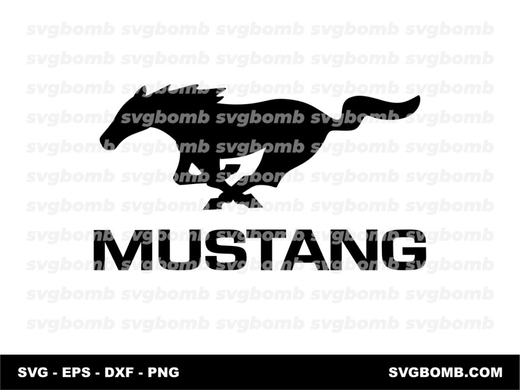 Mustang Vector Logo Svg Vector