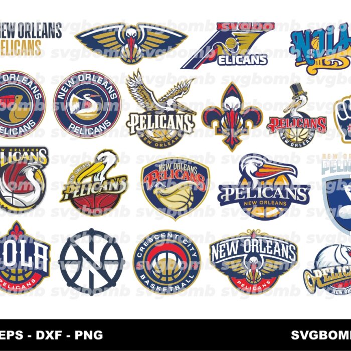 NBA Cricut New Orleans Pelicans SVG PNG EPS