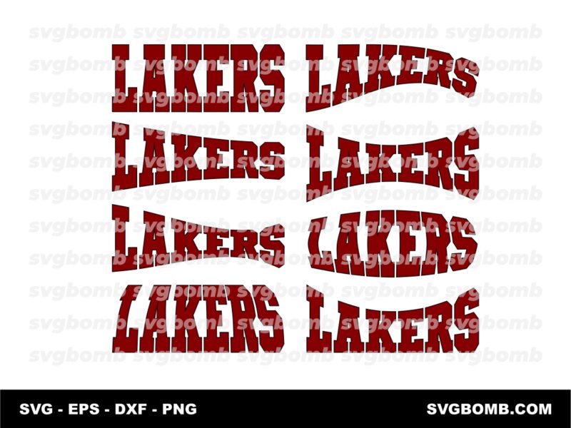 Lakers SVG Bundle Los Angeles Lakers Logo, NBA Team Vector, Lakers ...